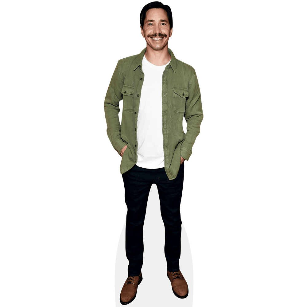 Justin Long (Casual) Mini Cardboard Cutout Standee - Walmart.com