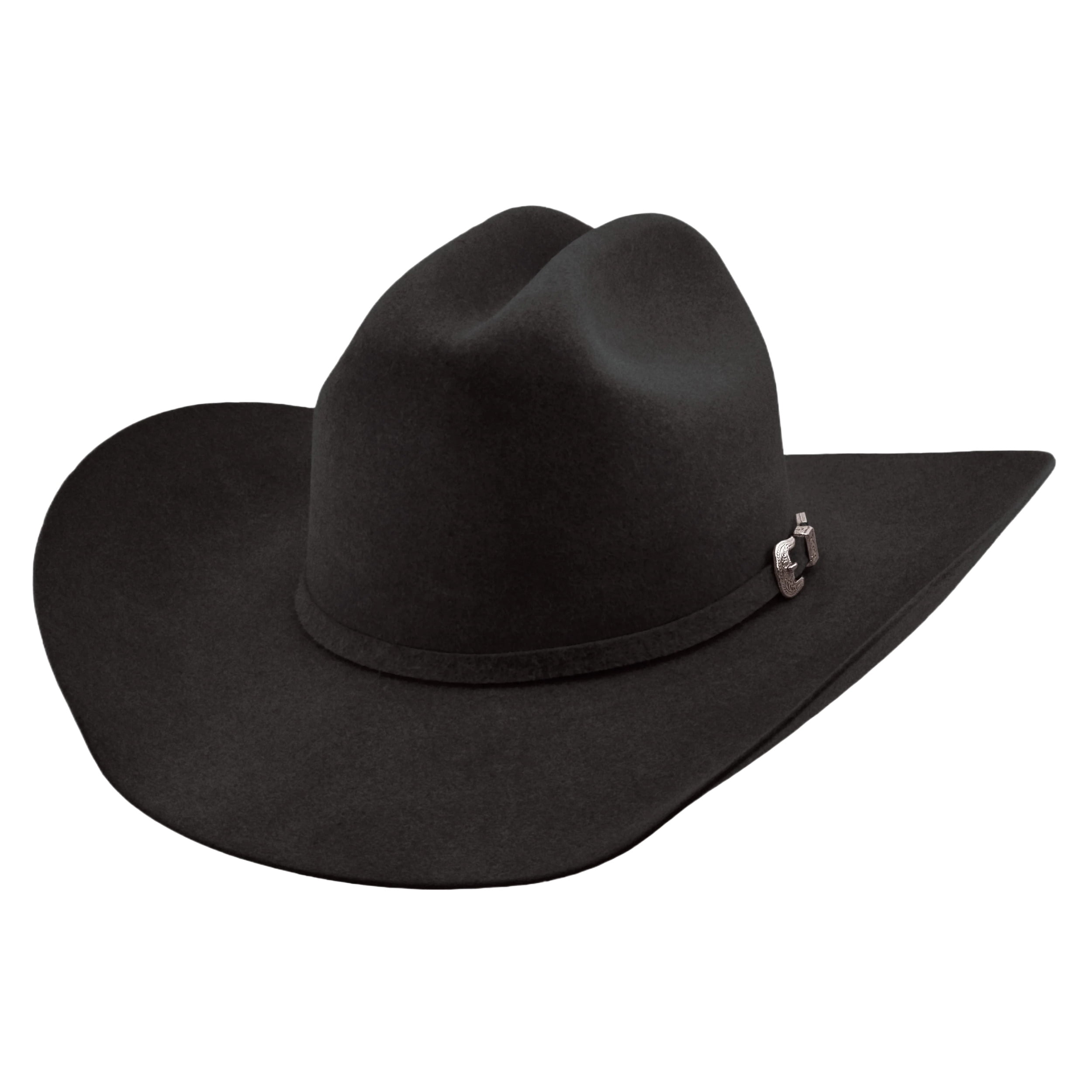 Justin Men's Bent Rail 6X Dylan Black Felt Cowboy Hat JF0657DYLA-BLK ...