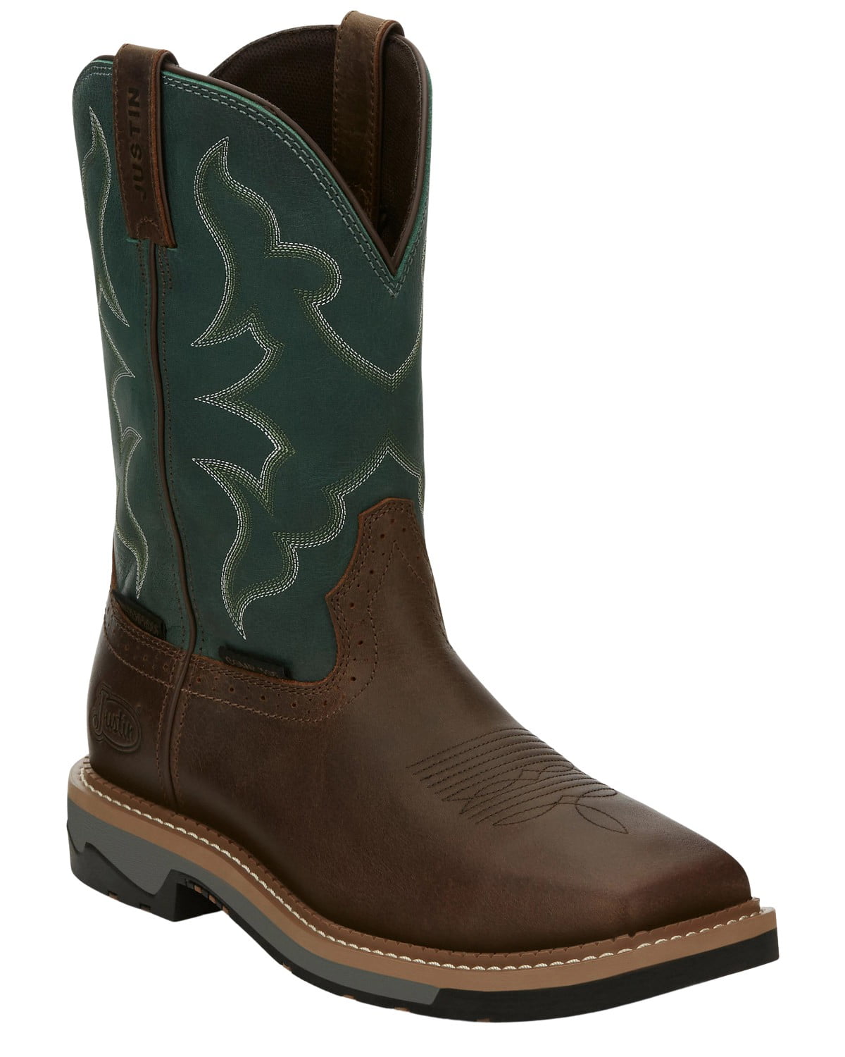 Justin Men's Boot Barn Carbide Waterproof Western Work Composite Toe ...