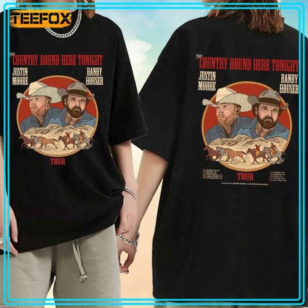 Justin Moore and Randy Houser The Country Round Here Tonight Tour 2024 ...