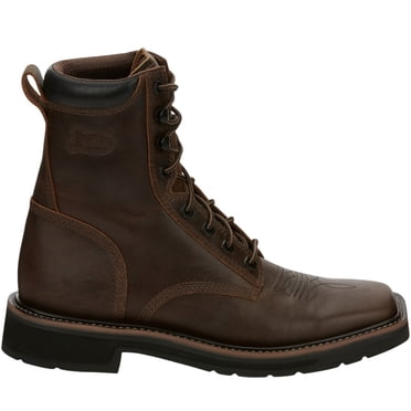 Justin Original Workboots Mens Blueprint 8 Inch Electrical Soft Toe ...