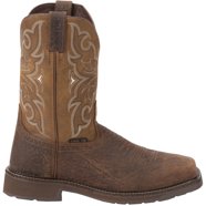 Justin Original Work Boots Men's Stampede Steel Toe Square Toe Boot ...