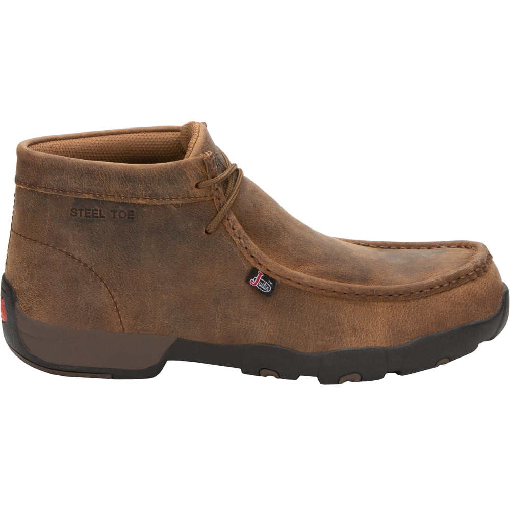 Justin Original Workboots Mens Cappie Chukka Electrical Steel Toe ...