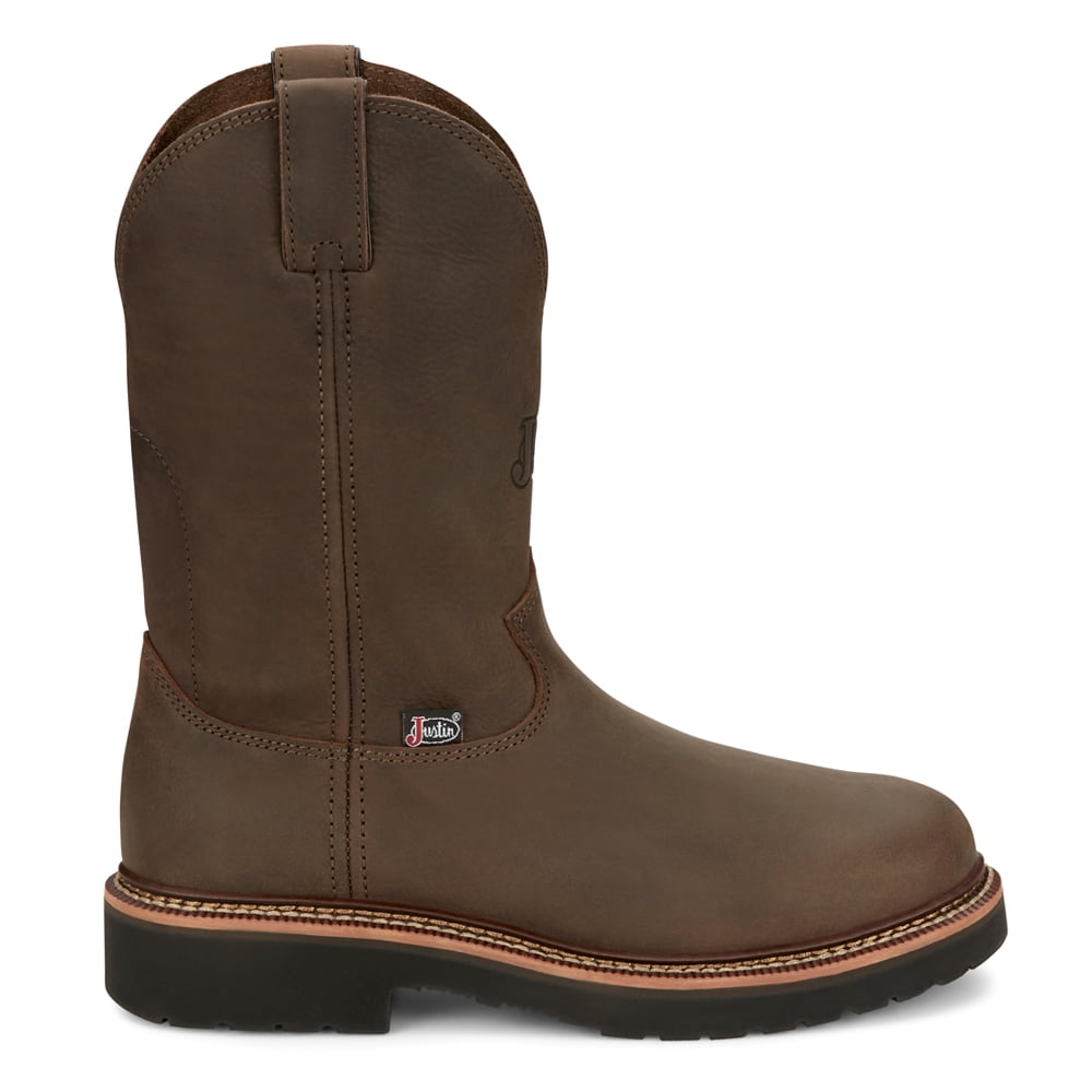 Justin Original Workboots Mens Carbide 11 Inch Electrical Soft Toe ...