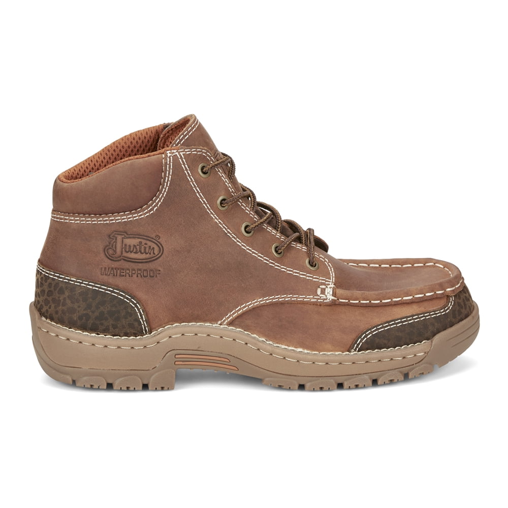 Justin Original Workboots Mens Corbett 5 Inch Waterproof Alloy Toe Work ...