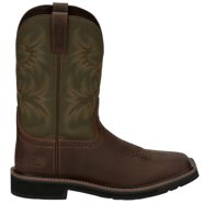 Justin Original Work Boots Men's Stampede Steel Toe Square Toe Boot ...