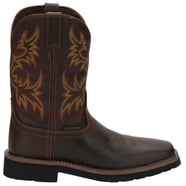 Justin Original Work Boots Men's Stampede Steel Toe Square Toe Boot ...