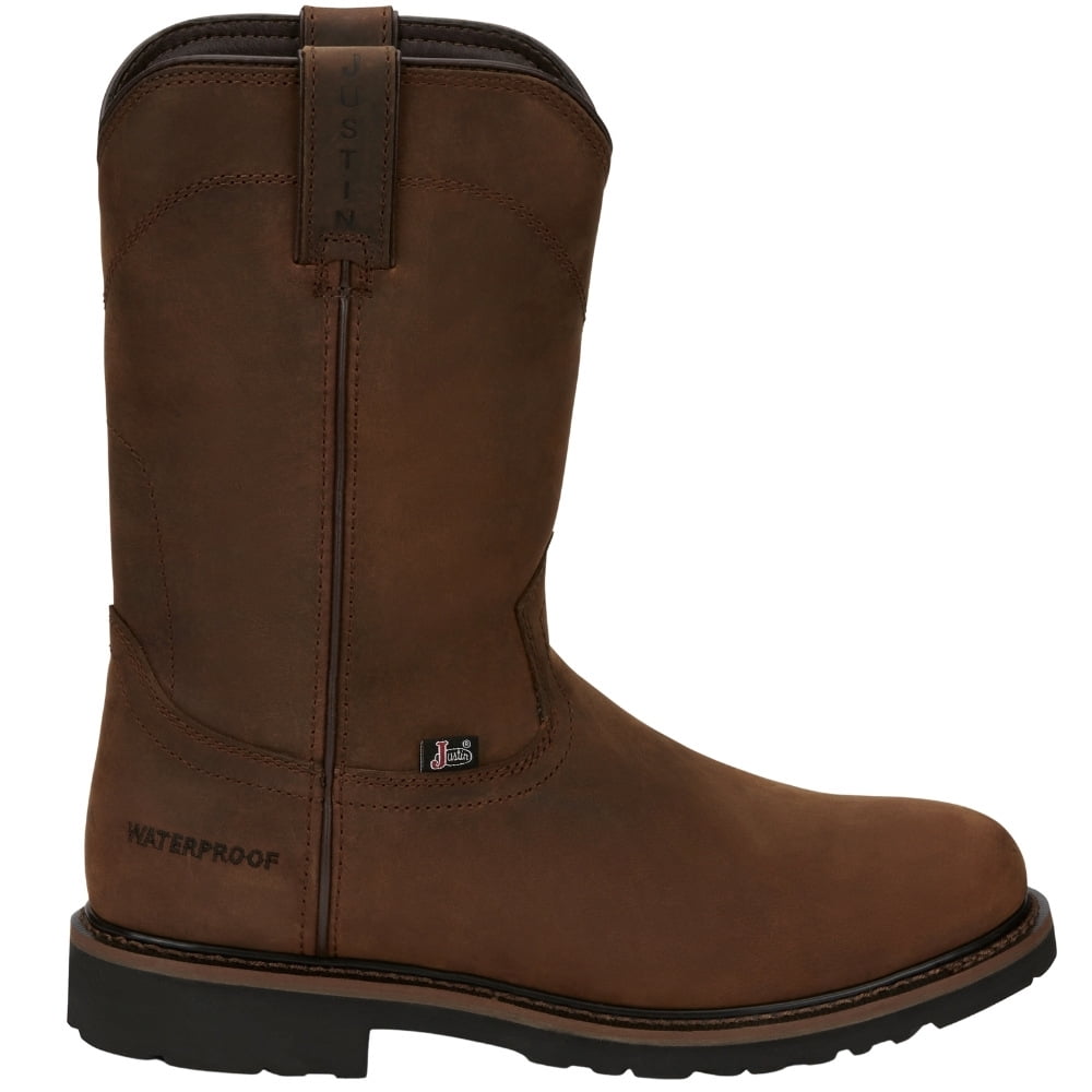 Justin Original Workboots Mens Drywall 10 Inch Electrical Soft Toe Work ...