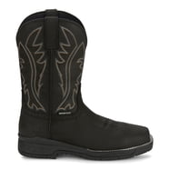 Justin Original Work Boots Men's Stampede Steel Toe Square Toe Boot ...