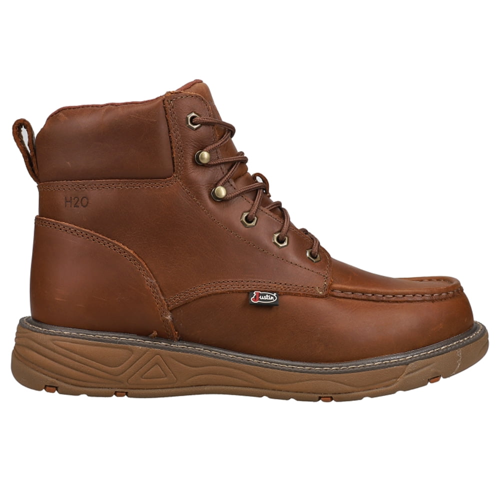 Justin Original Workboots Mens Rush Nano Oil Resistant Work Safety ...