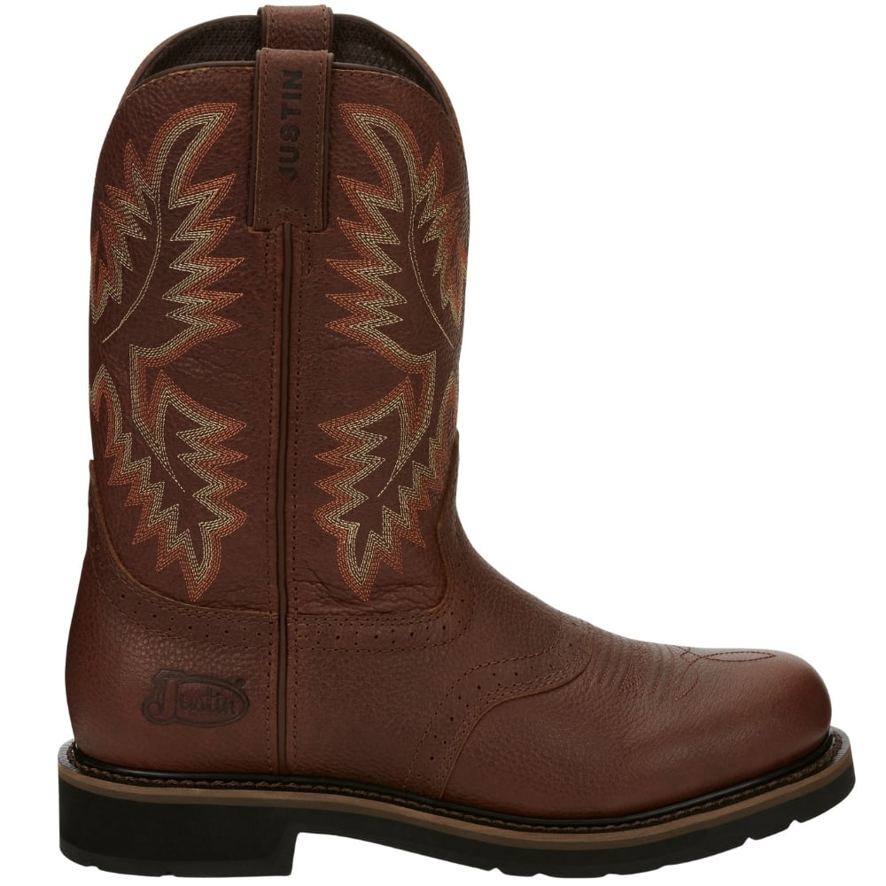 Justin Original Workboots Mens Superintendent 11 Inch Electrical Soft ...