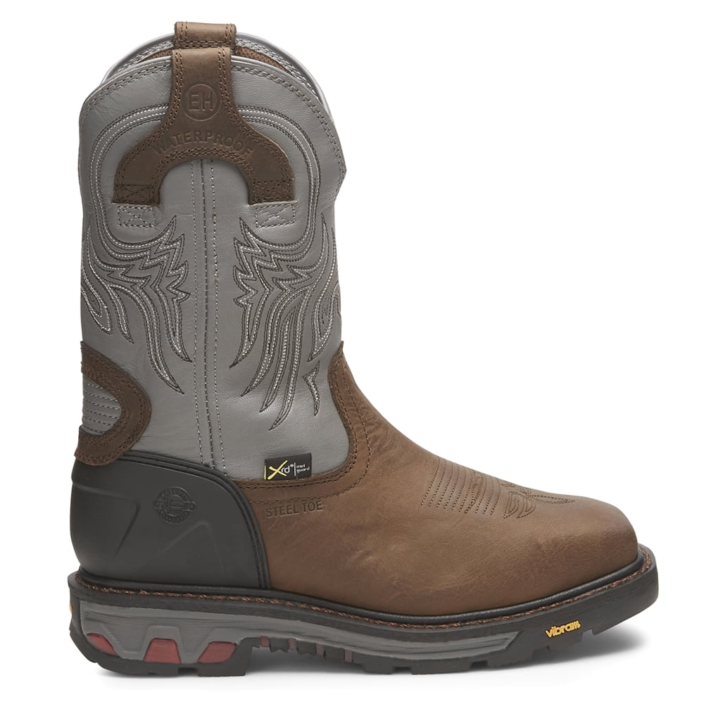 Justin Men's Tanker Eh Waterproof Met Guard Work Boot Steel Toe ...