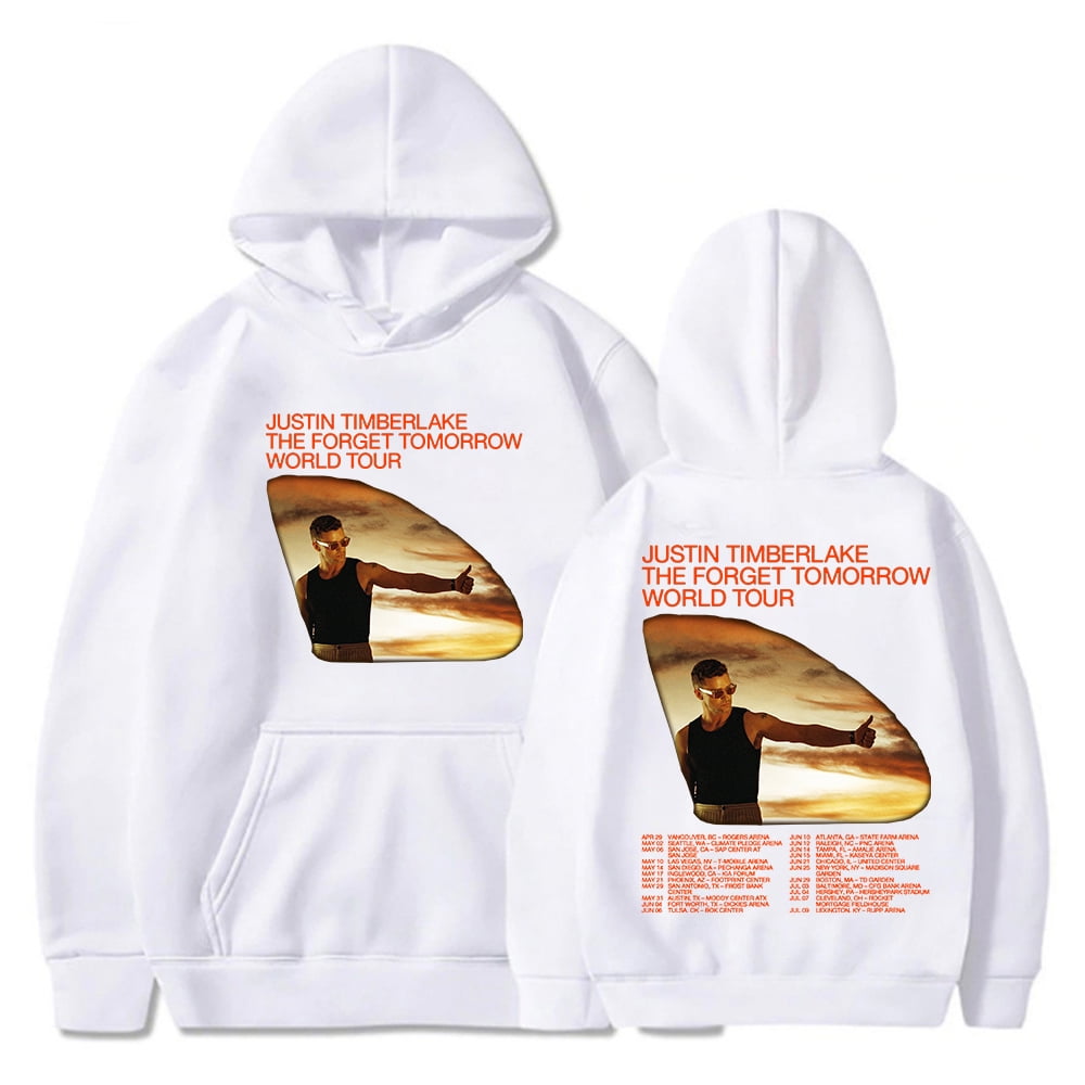 Justin Timberlake Hoodie 2024 The Forget Tomorrow World Tour Merch ...