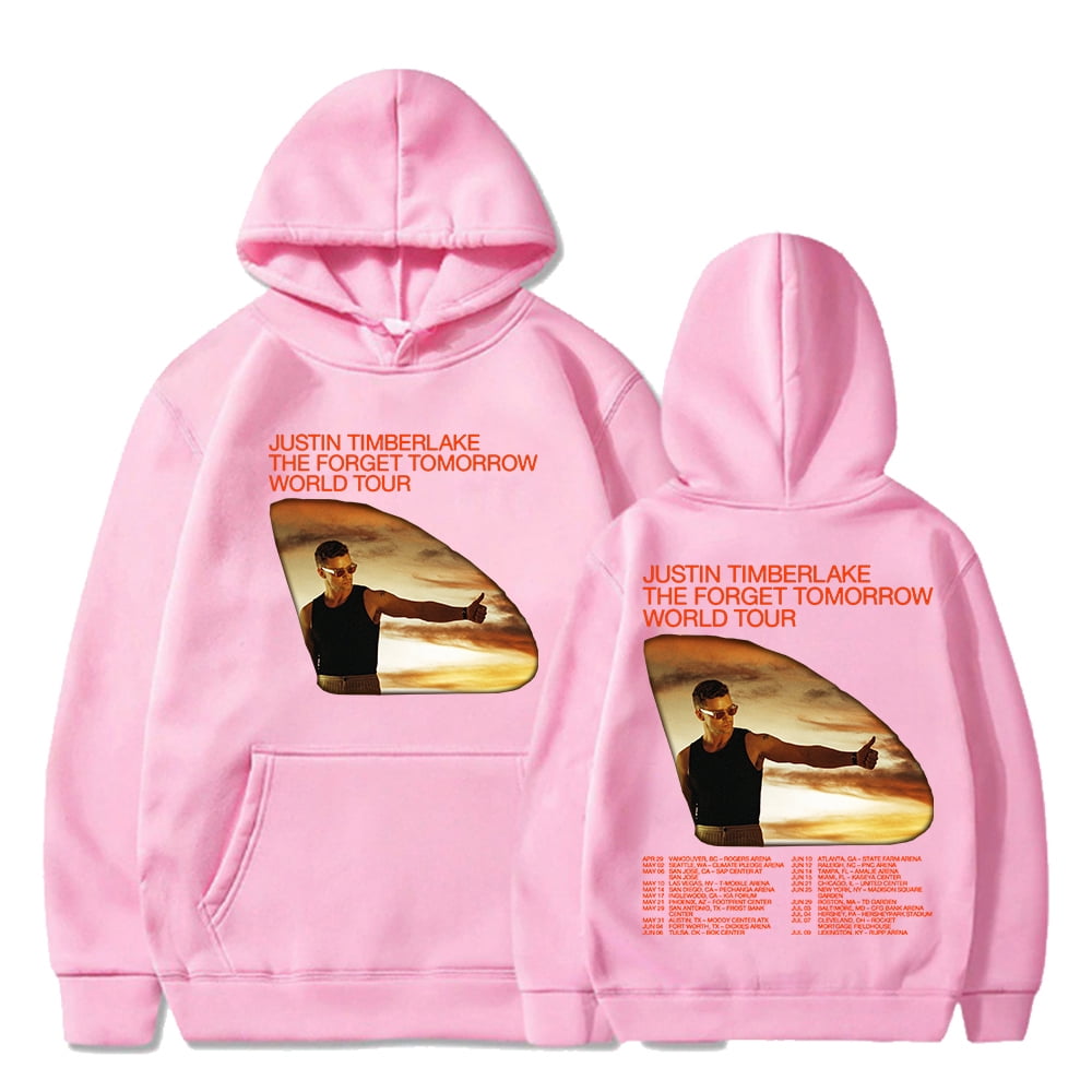 Justin Timberlake Hoodie 2024 The Forget Tomorrow World Tour Merch ...