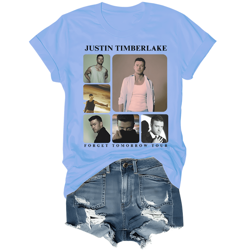 Justin Timberlake Merch Forget Tomorrow Tour Shirt, Justin Timberlake ...