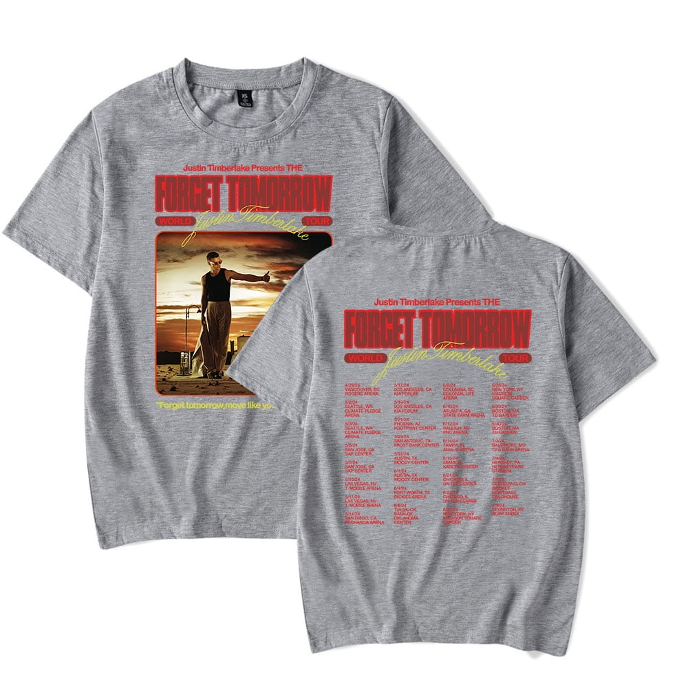 Justin Timberlake Photo Tour Merch T-Shirt Men/Women Streetwear Tshirt ...