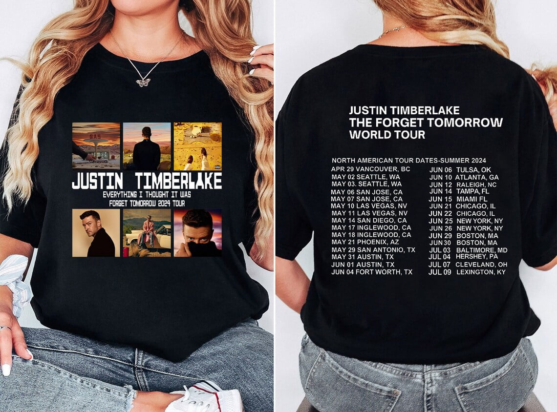 Justin Timberlake Tour Shirt, 2024 Justin Timberlake Forget Tomorrow ... Justin Timberlake Tour Shirt, 2024 Justin Timberlake Forget Tomorrow ...
