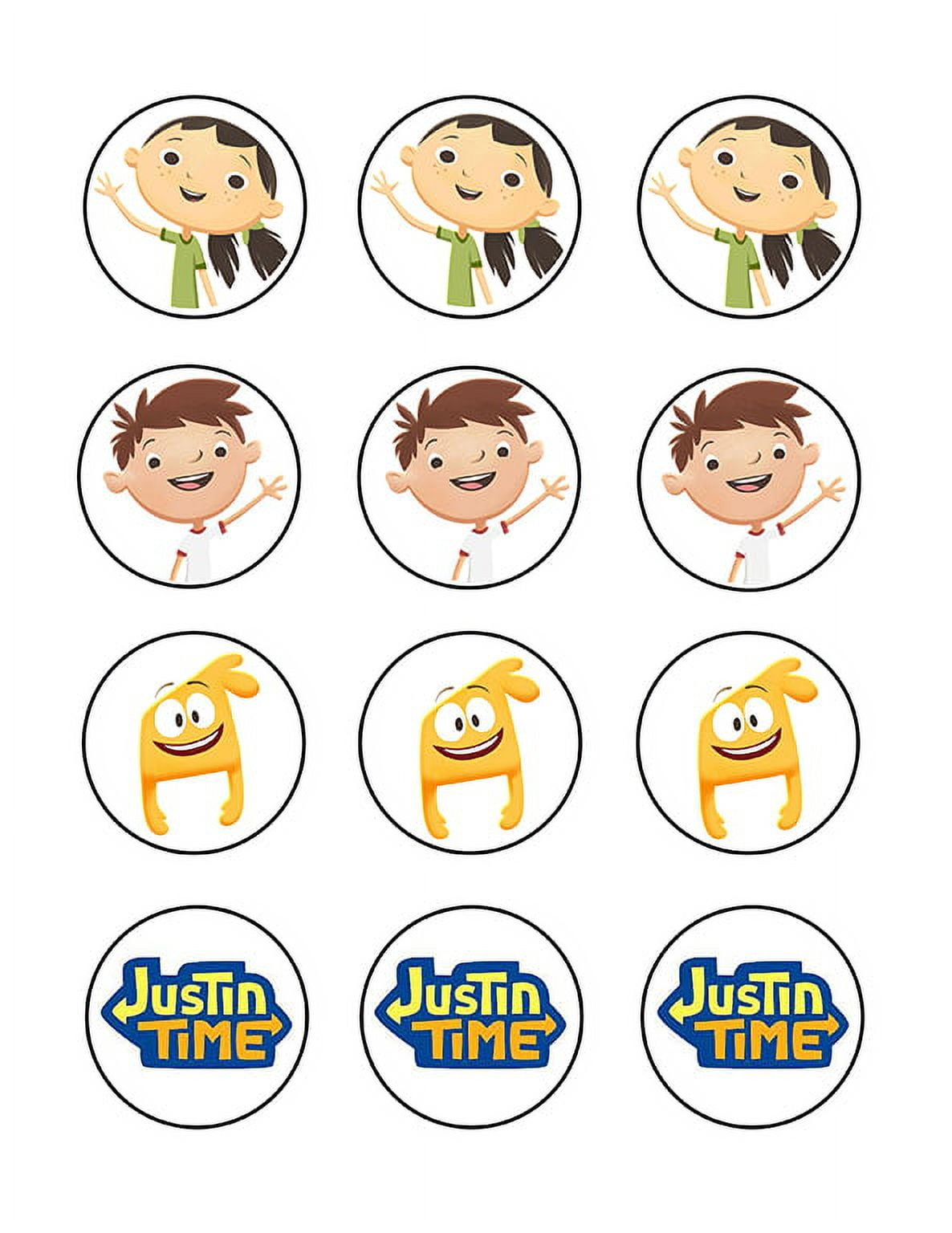 Justin Time Edible Frosting Cupcake Images Cake Decoration 12ct ...