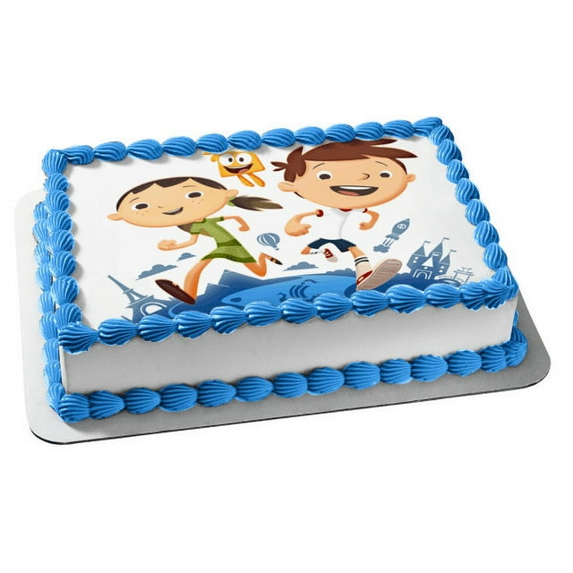 Justin Time Olive Squidgy Edible Cake Topper Image ABPID52018 - Walmart.com