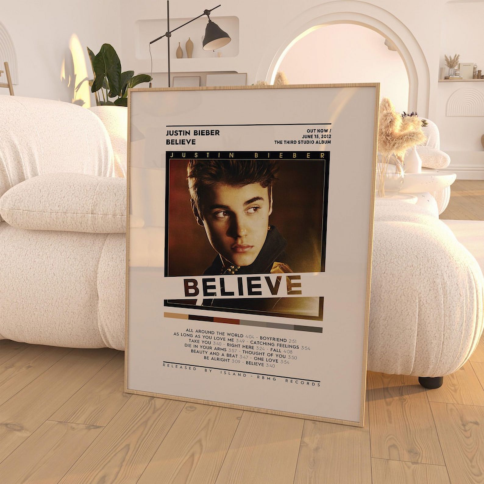 Justin bieber - believe album poster / album cover poster / room decor ...