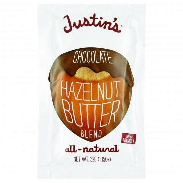 Justin's Gluten-Free Chocolate Hazelnut Butter Squeeze Pack, 1.15 oz ...