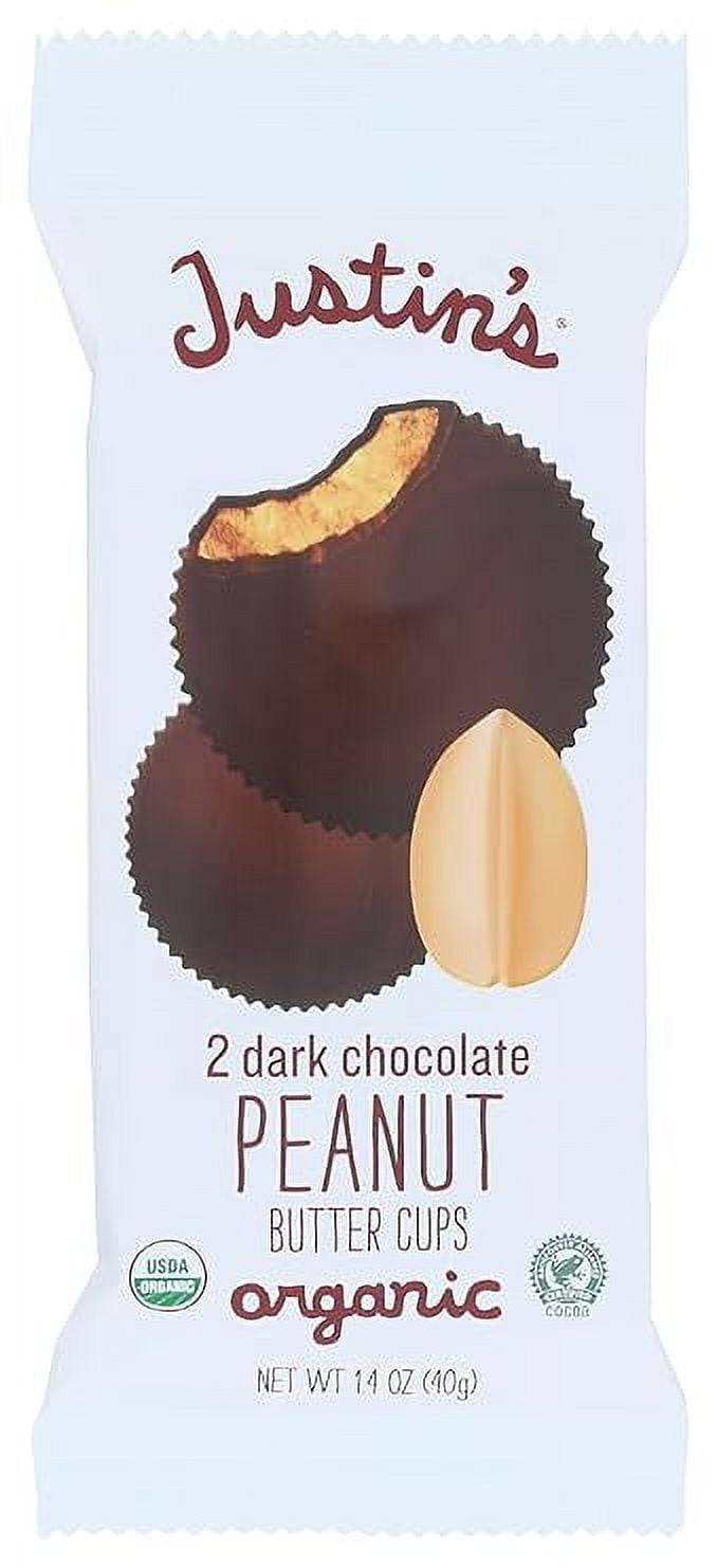 Justin's, Peanut Butter Cups, Dark Chocolate, 1.4 oz ( Pack of 2 ...