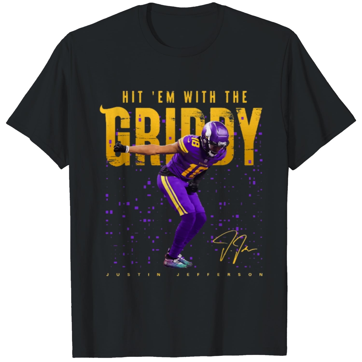 Justin sport Jefferson Mr. Griddy T-shirt, Unisex Cotton T-shirt ...
