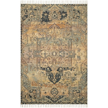 Loloi II Ziva Contemporary Bluestone Area Rug - Walmart.com