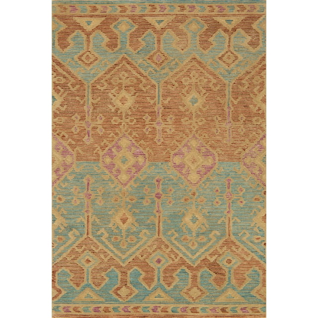 Justina Blakeney x Loloi Gemology Collection Spice / Teal CONTEMPORARY ...