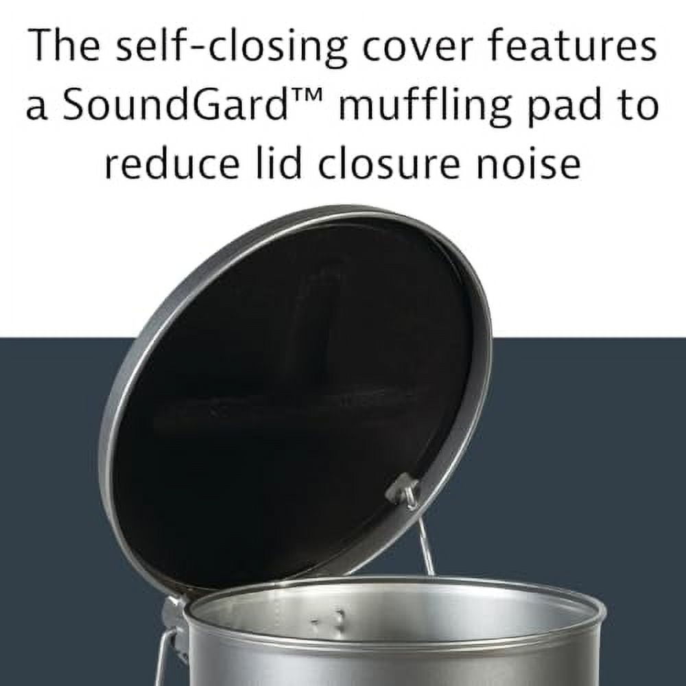 Justrite 6 Gallon Galvanized Steel Oily Waste Can, 16" x 12" Metal Oil ...