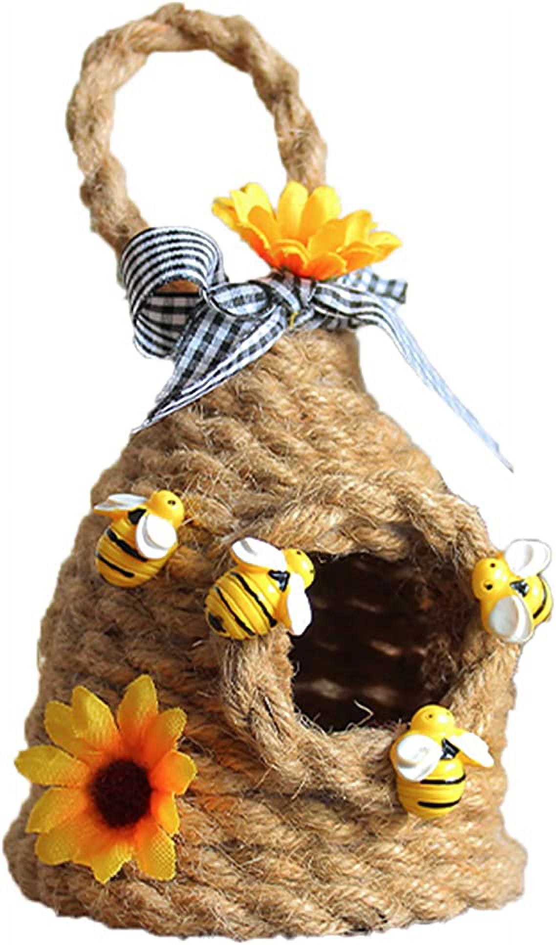 Jute Bee Hive Decoration Bee Tiered Tray Decor Decorative Honey Bee ...