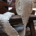 Jute Burlap Ribbon - Ivory 1.5 INCH X 10 Yards - Walmart.com