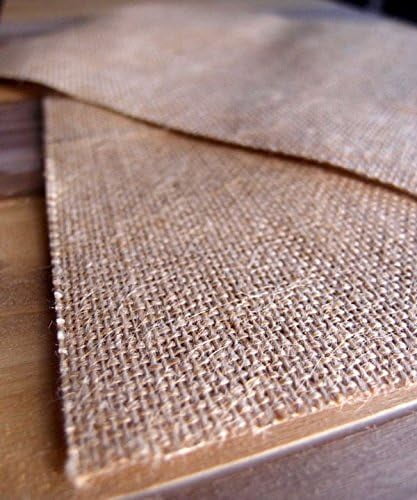 Jute Laminated 6 100% Natural, 8 1/2" x 11" for Printing & Stamping ...