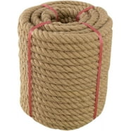 SEUNMUK Thick 33 Feet 1-1/4 Inch Jute Rope, Natural Hemp Fiber, Manila ...
