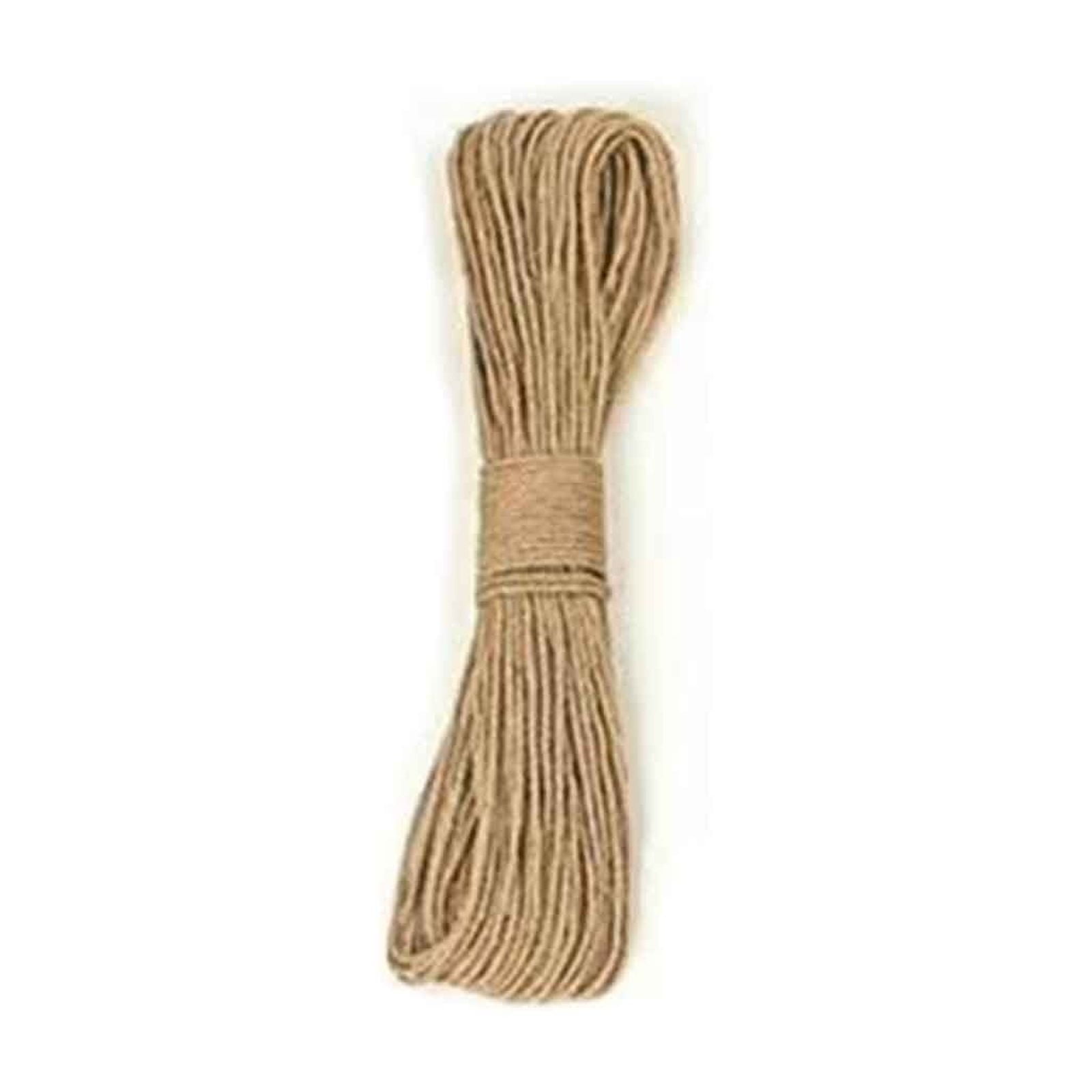 Jute Rope 10m 4mm Thick Natural Clothesline Garden Twine Rope, Heavy ...