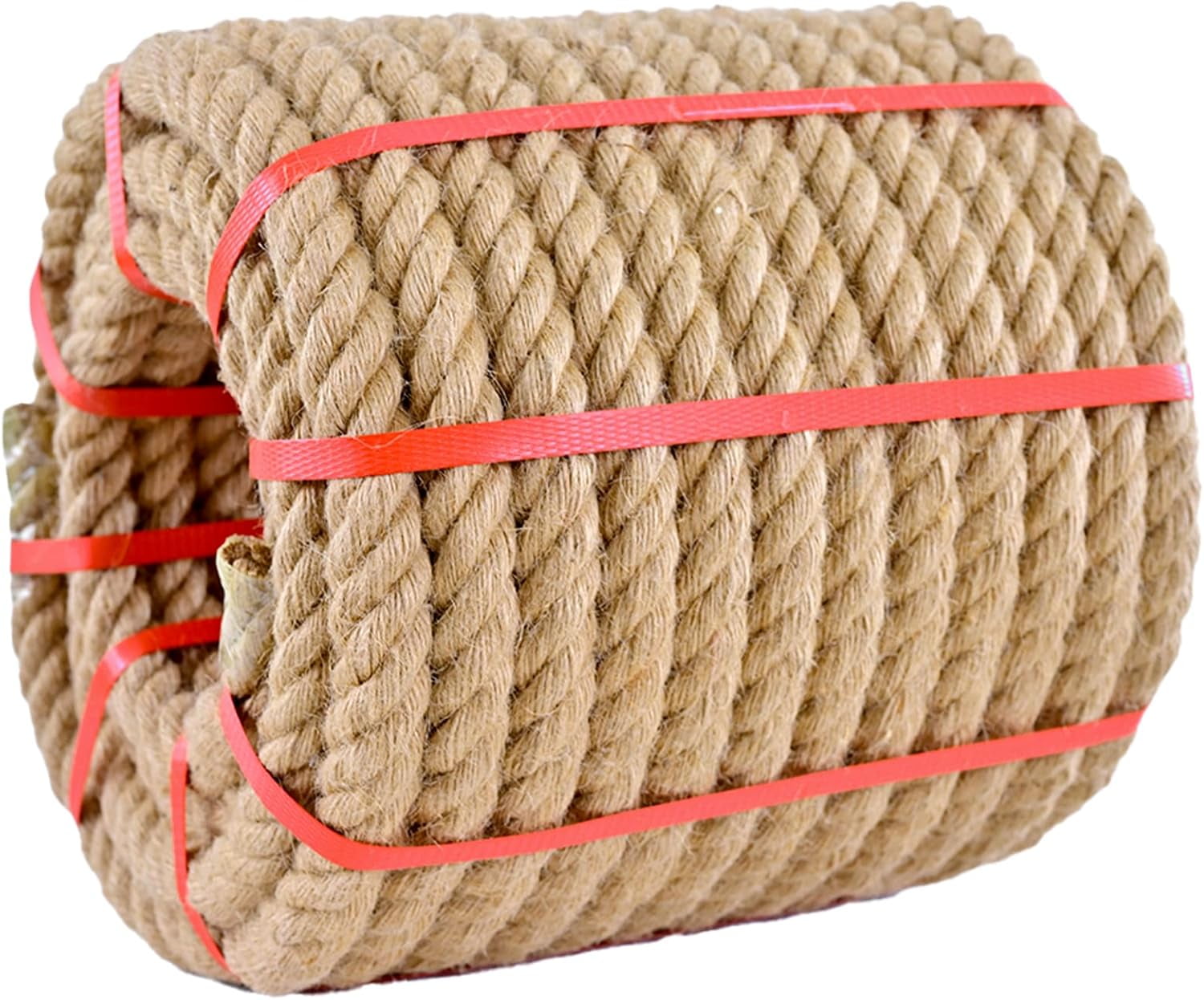 Jute Rope (3/4 in X 50 ft),Twisted Manila Rope,20mm Natural Thick Hemp ...