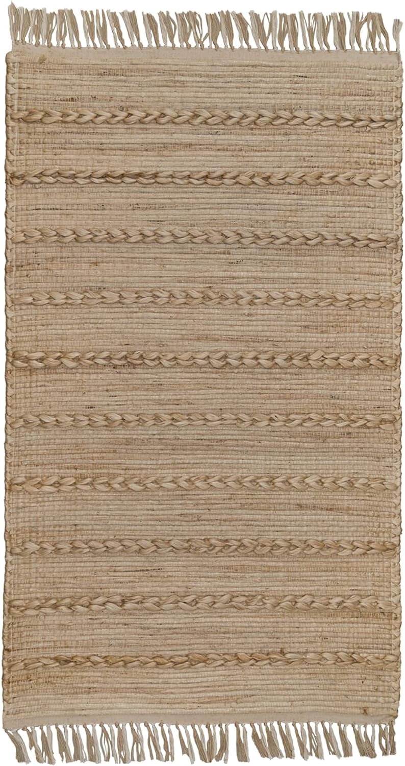 Jute Rug 6x9 Ft, Hand Woven Rug, Tightly Woven Jute Area Rug for Living ...
