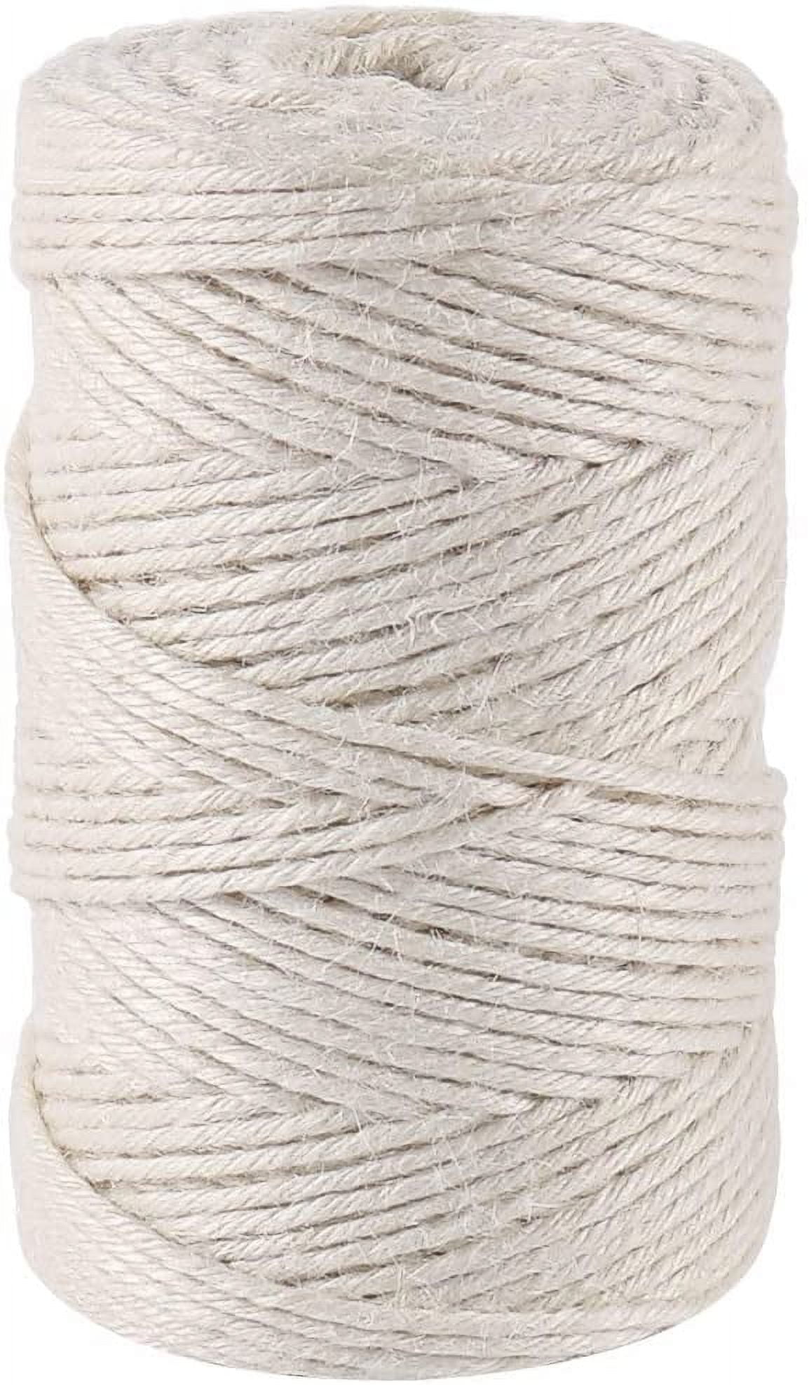 Jute Twine, 328 Feet 3mm Natural Thick Garden Twine String for Plant ...