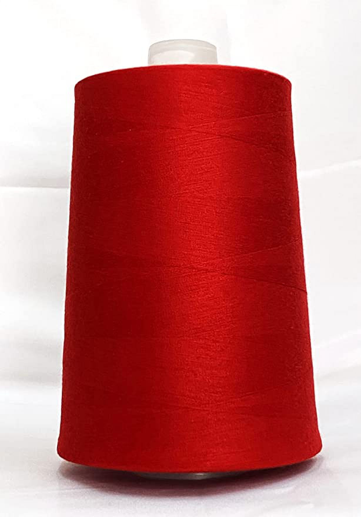 Jutemill Brand - Red Polyester Jumbo Spool Single Needle Threads for ...