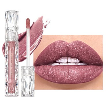 Weloille 10 Colors Womens Glitter Flip Lipstick Flip Pull Matte Pearl ...