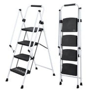 Juuar 6 Step Ladder, Folding Step Stool with Anti-Slip Wide Pedals ...