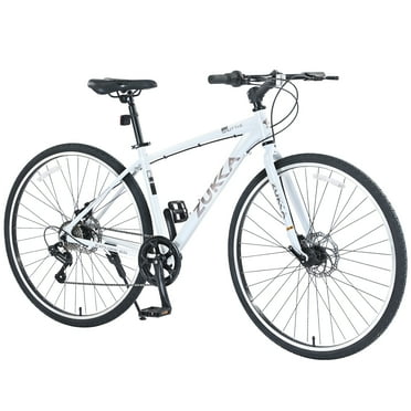 Segmart 21-Speed Mountain Bike, 28-inch Wheels Lightweight Road Bike, Hybrid Aluminum Frame and ...