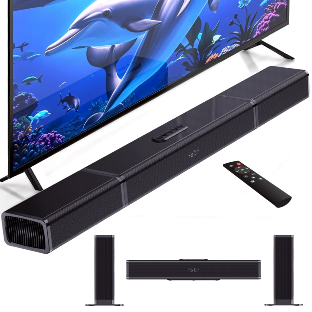 Juuar Sound Bar for TV, Split Bluetooth 5.3 Surround Speakers, 35.67 ...