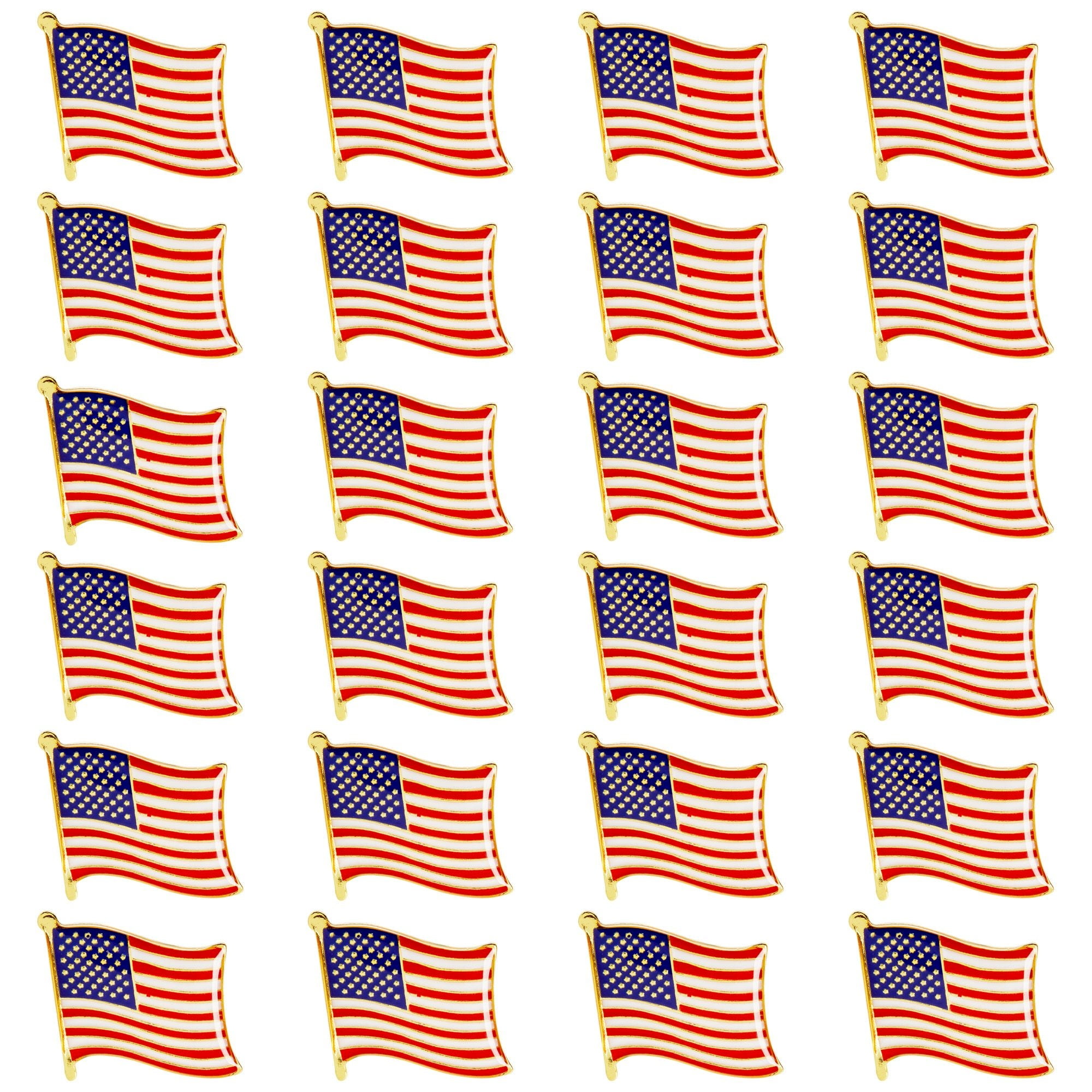American Flag Pins