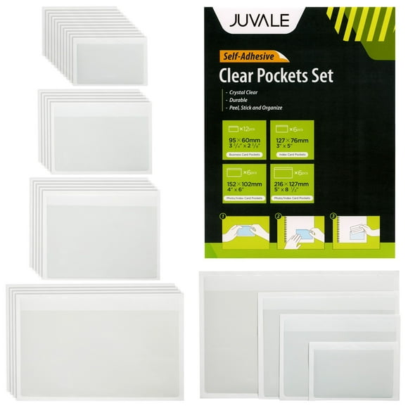 Clear Adhesive Pockets