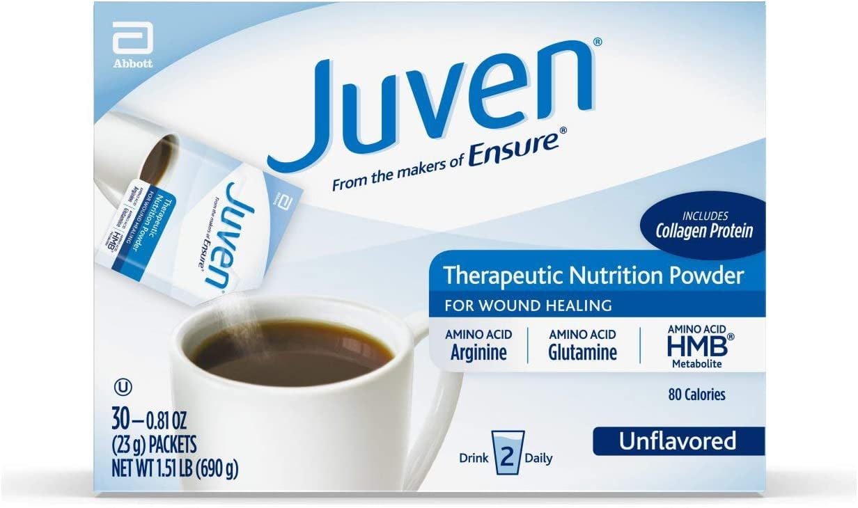 Juven 70 Cal 19.3 g, Unflavored, Wound healing drink mix, 30 Count ...