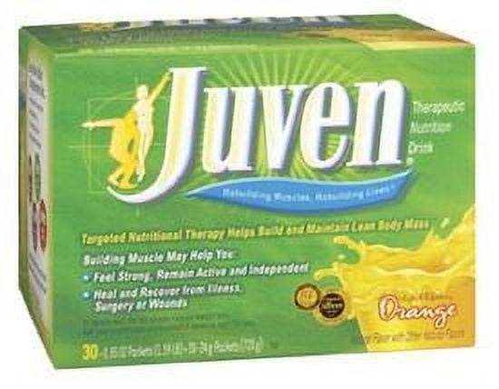 Juven Healthy Drink Mixes, Orange Powder, .85 oz Packets, 30 Count ...