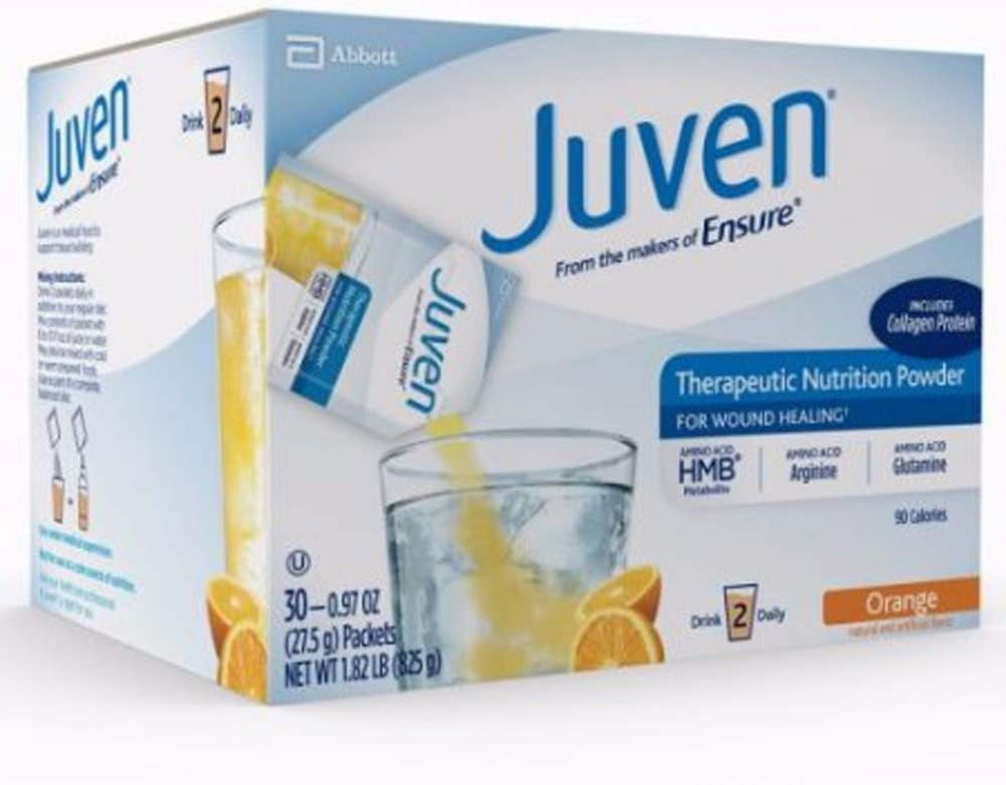 Juven Therapeutic Nutrition Drink Mix - Orange, (30 Packets) - Walmart.com