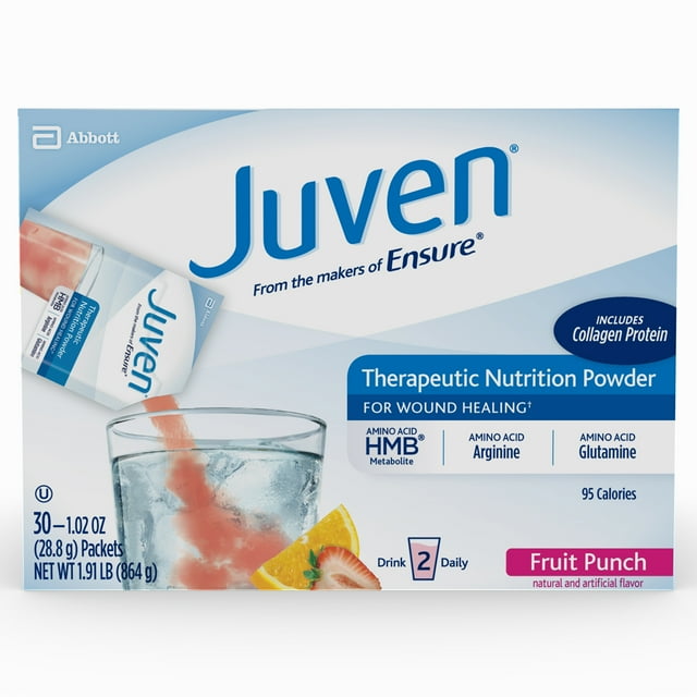 Juven Nutrition Drink Mix for Quick Wound Healing, Collagen Protein ...