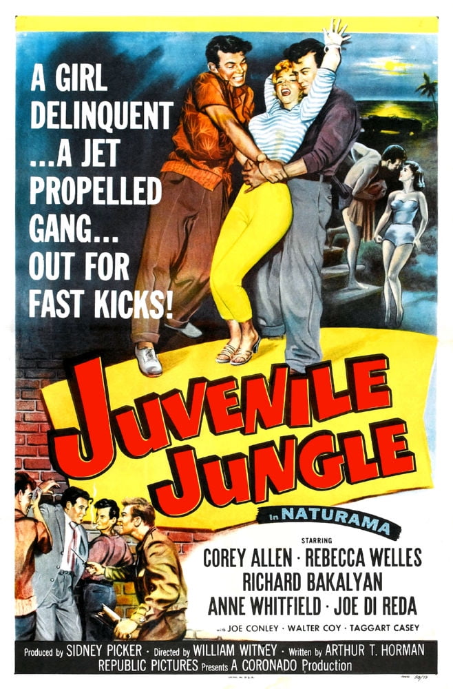 Juvenile Jungle Movie poster 12x16 Print on Metal Sign 12in x 16in ...